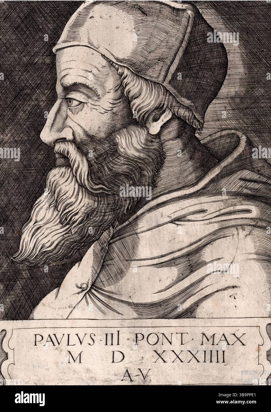 Pope Paul III born Alessandro Farnese; 29 February 1468 – 10 November ...