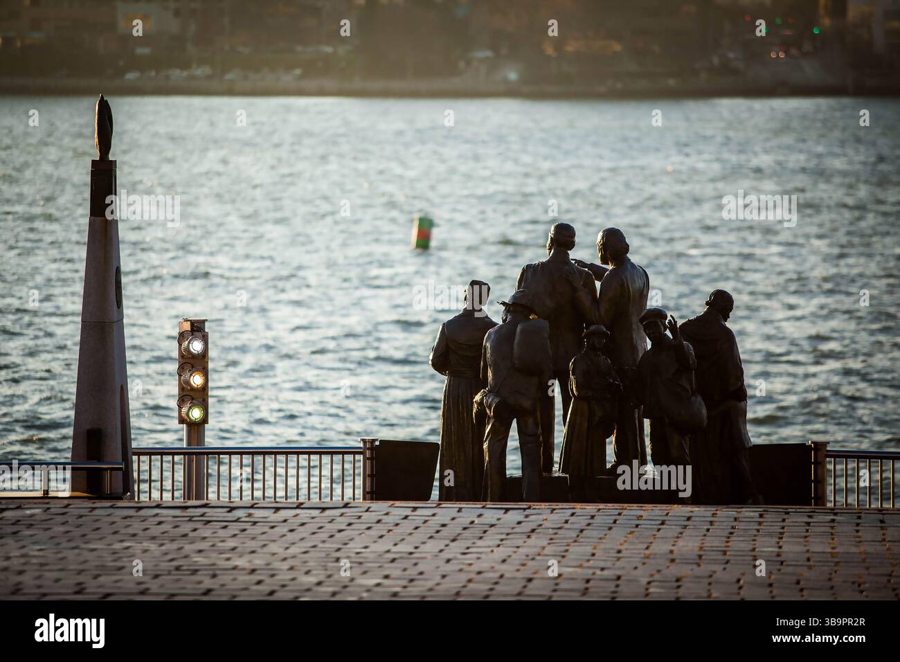 The Gateway to Freedom Memorial, located on Detroit's Riverwalk in the ...
