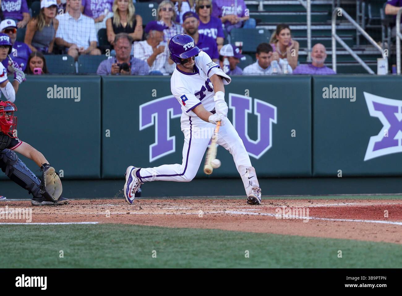 May 9, 2025: Texas Christian University's infielder Cole Cramer (7 ...