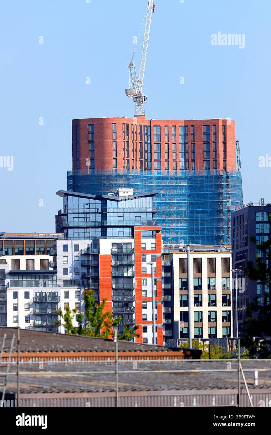 Triangle Yard apartments under construction in Leeds City Centre,West ...