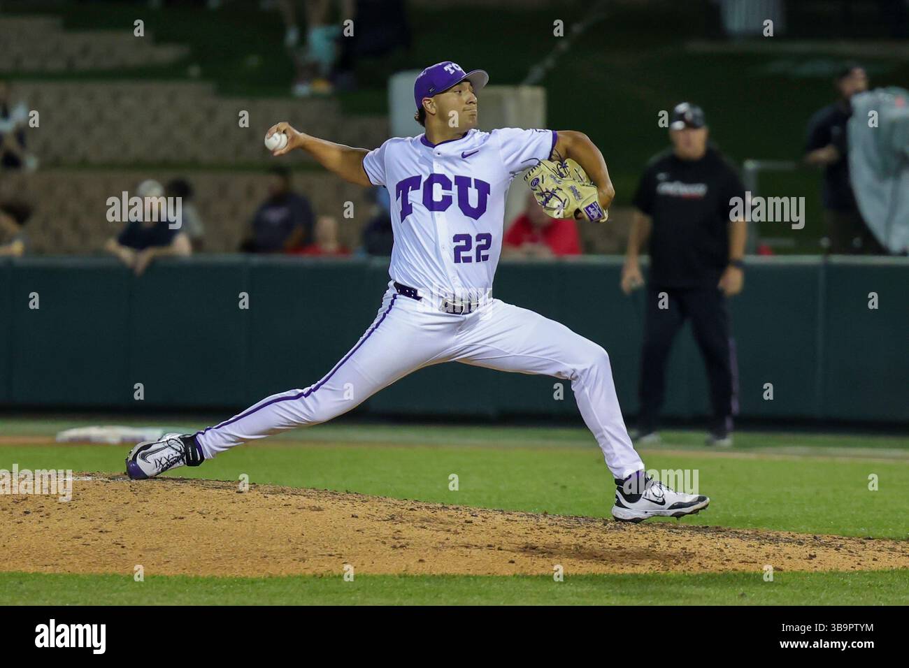 May 9, 2025: Texas Christian University's pitcher Louis Rodriguez (22 ...