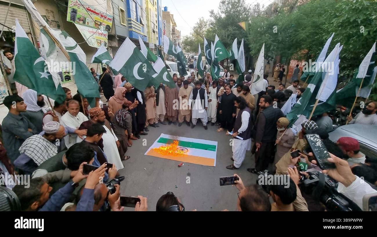 Members of Jhalawan Public Panel are holding protest demonstration ...