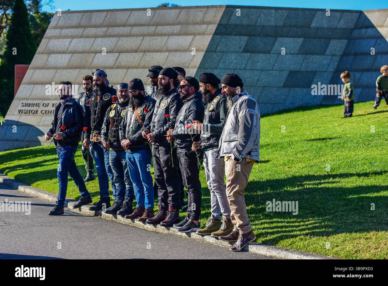Melbourne, Australia. 10th May, 2025. Members of Sikh Motorcycle Club ...