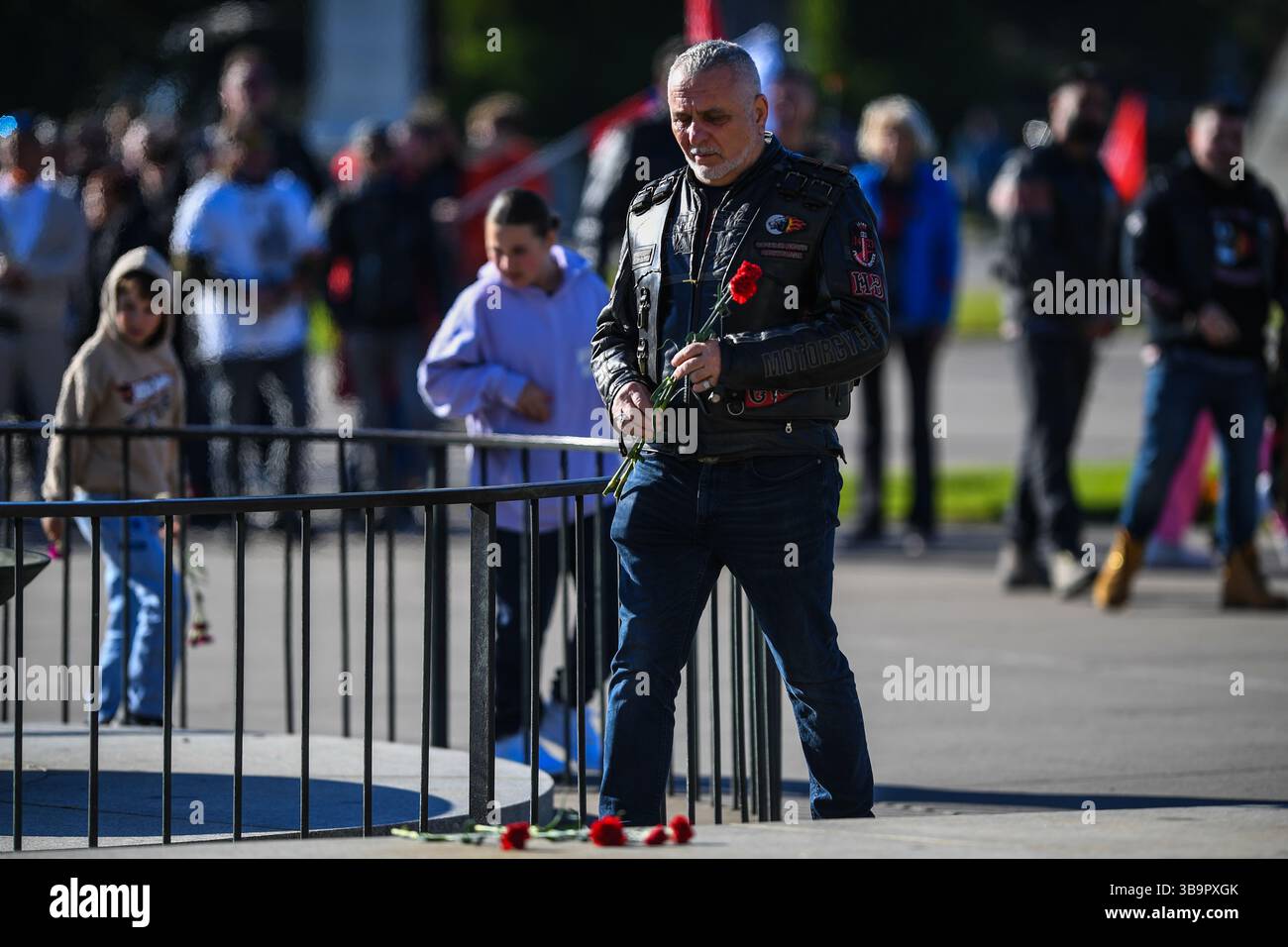 Melbourne, Australia. 10th May, 2025. A Night Wolves motorcycle club ...