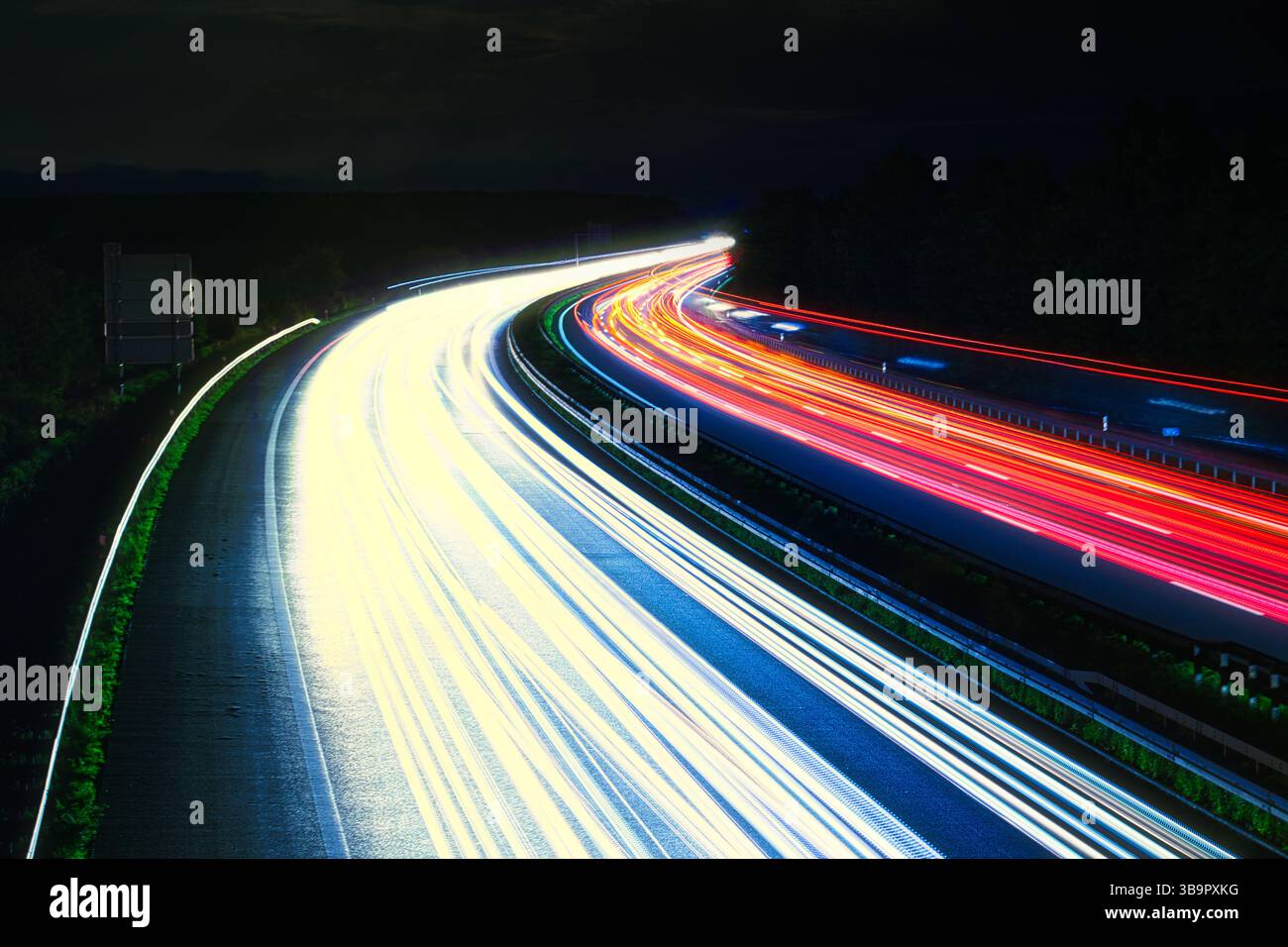 Traffic on the Highway - Travel - Background - Line - Ecology - Long ...