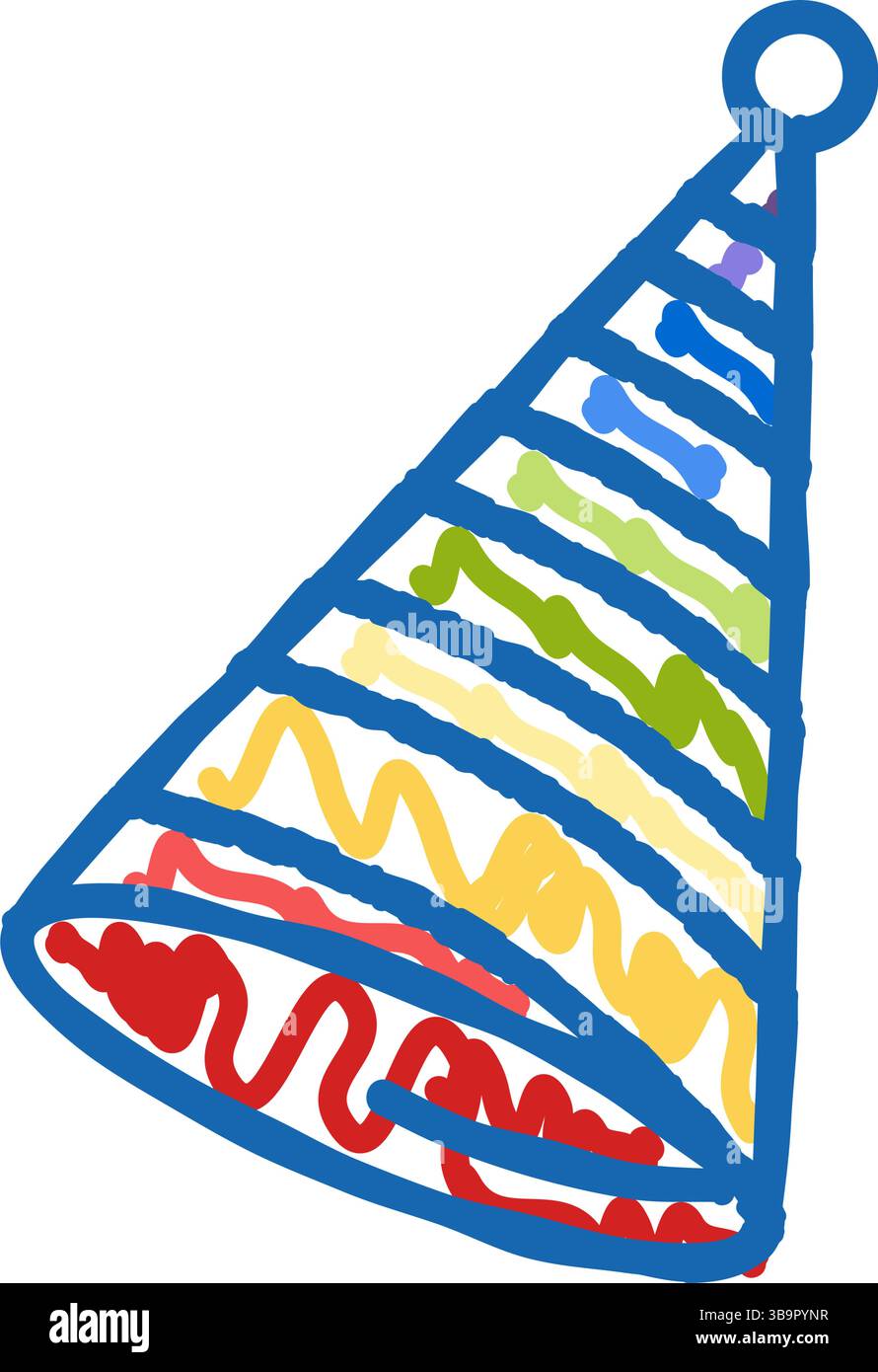party hat cap icon doodle illustration Stock Vector Image & Art - Alamy