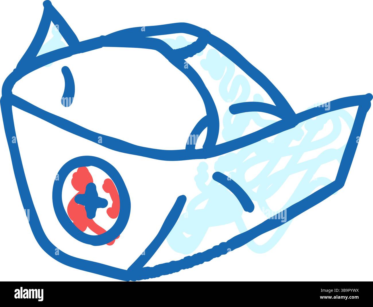 nurse hat cap icon doodle illustration Stock Vector Image & Art - Alamy