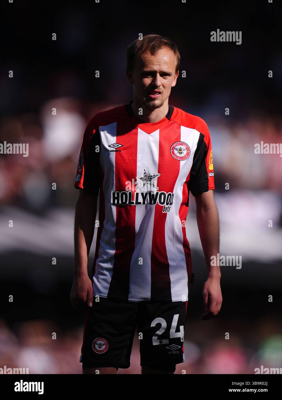 Brentford's Mikkel Damsgaard during the Premier League match at Portman ...