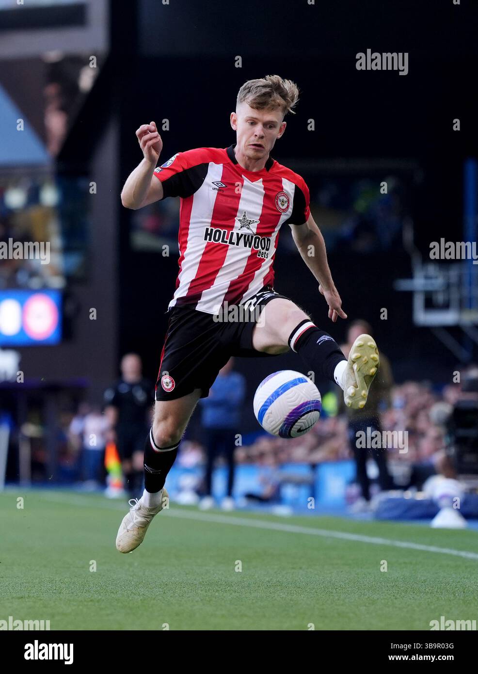 Brentford's Keane Lewis-Potter during the Premier League match at ...