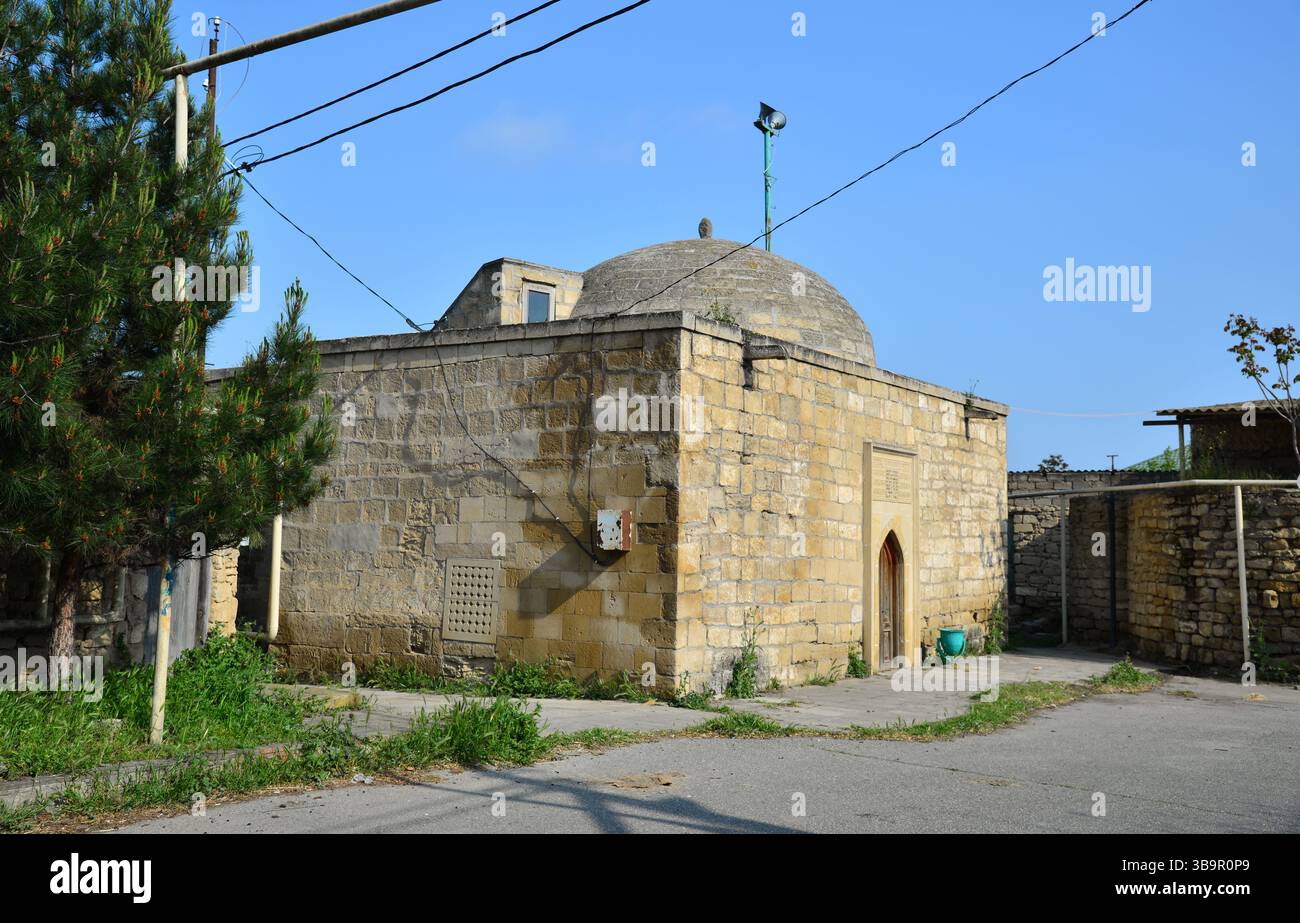 Qala Village Mosque in Baku, Azerbaijan was built in the 17th century ...