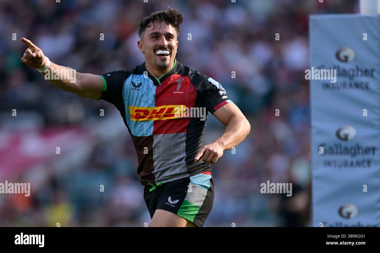 Twickenham, United Kingdom. 10th May, 2025. Premiership Rugby ...