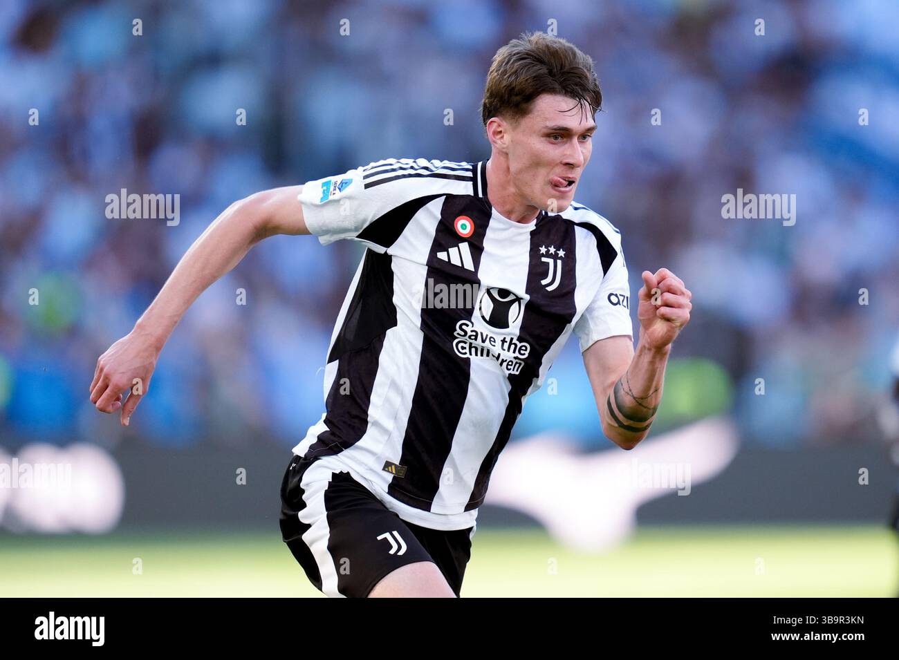 Rome, Italy. 10th May, 2025. Nicolo' Savona of Juventus FC during the ...