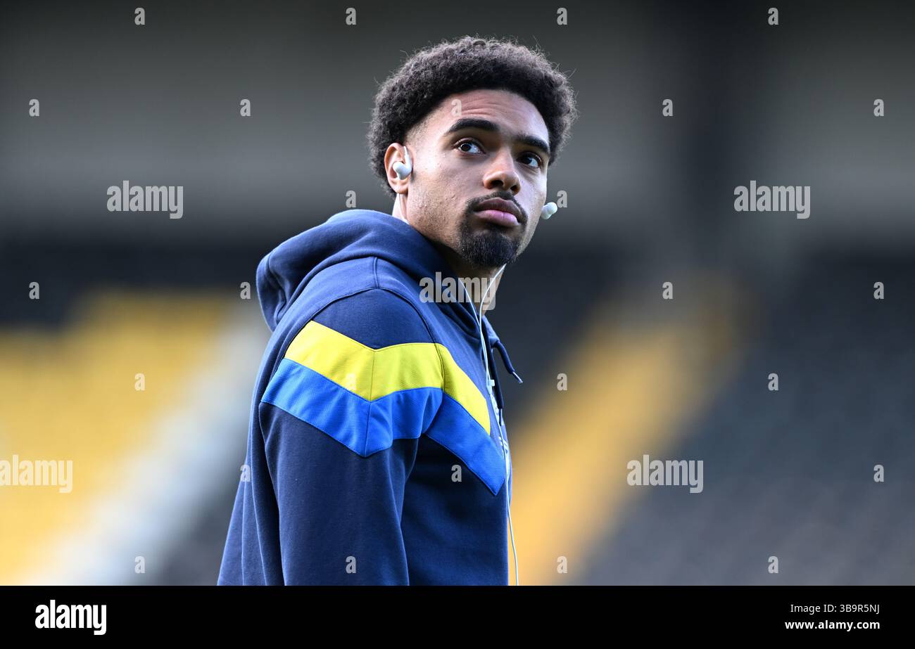 AFC Wimbledon goalkeeper Owen Goodman before the Sky Bet League Two play off, semi-final, first ...