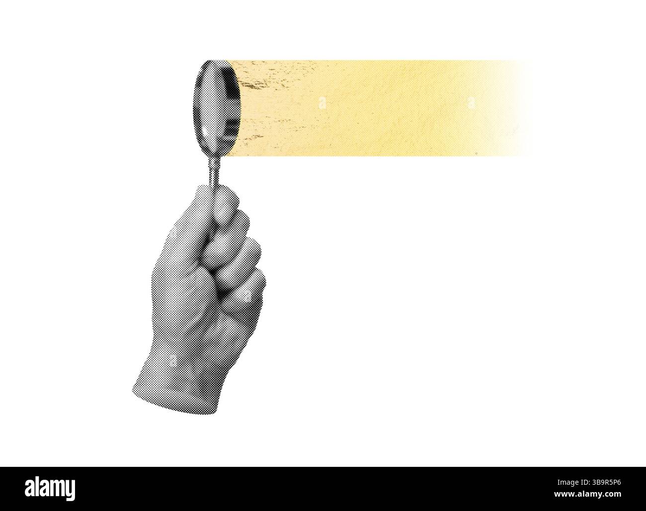 Minimalist collage magnifying glass hi-res stock photography and images ...
