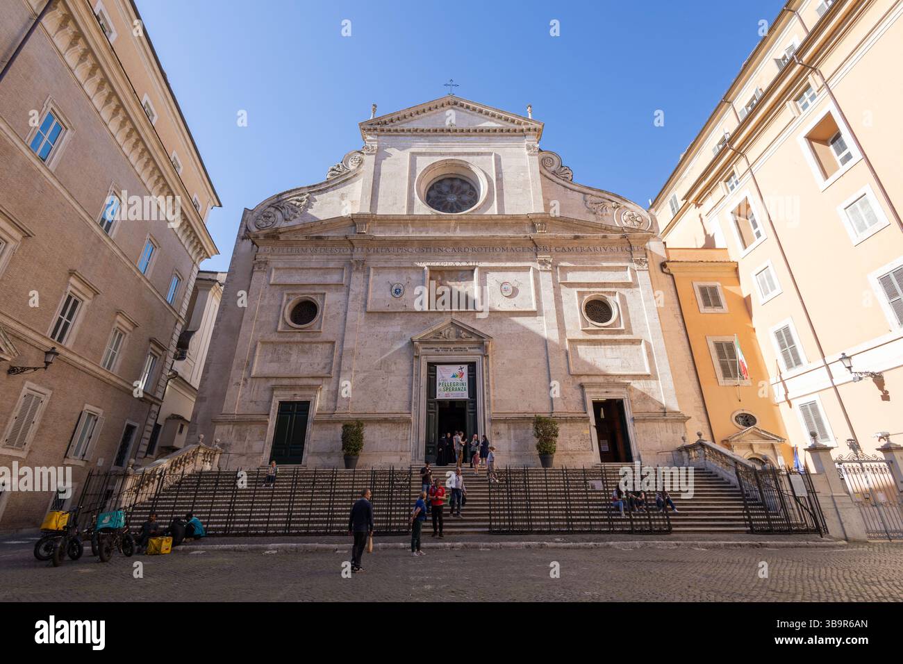 Rome, Italy. 10th May, 2025. The Basilica of Saint Augustine in Rome ...