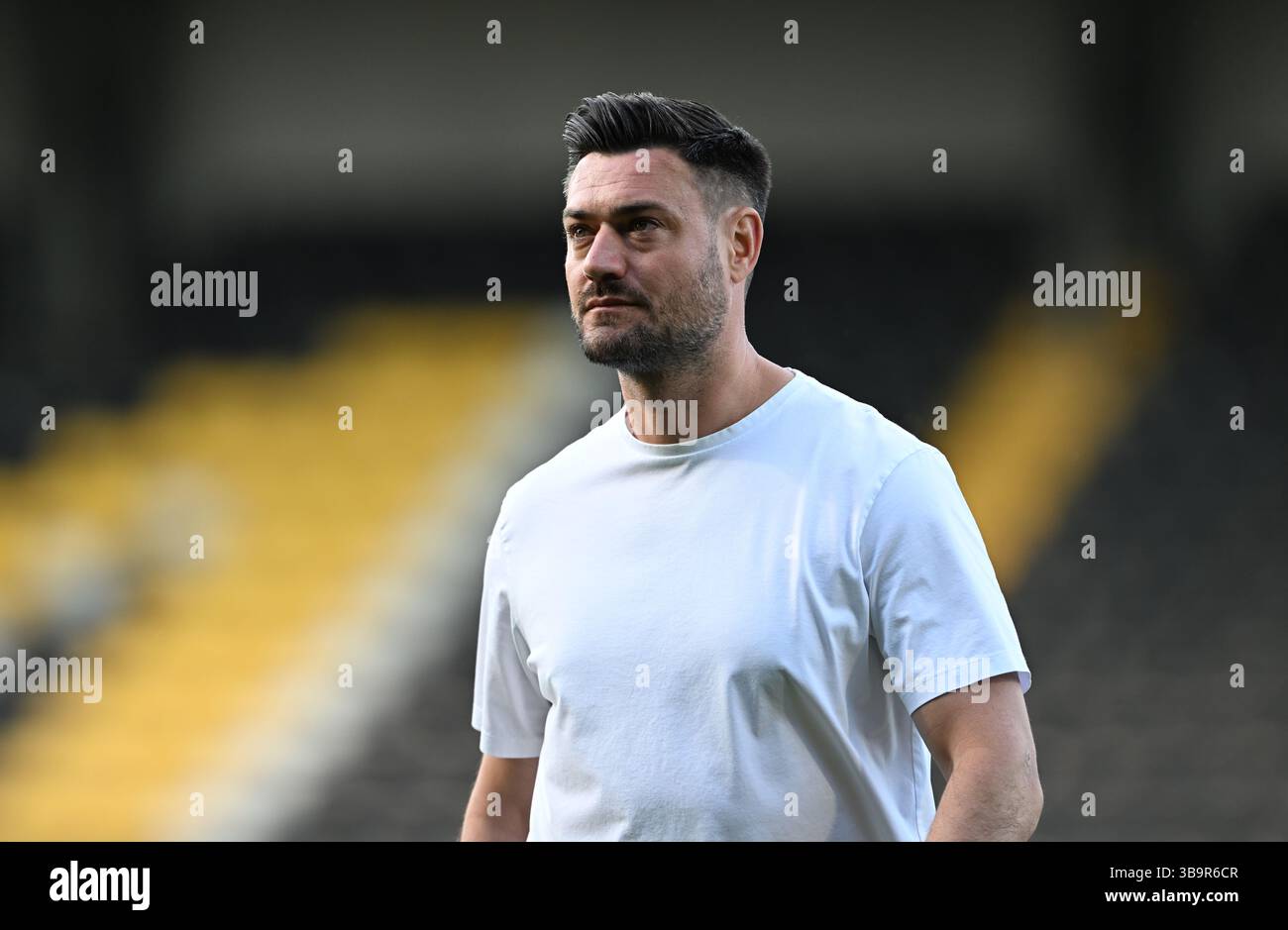 AFC Wimbledon manager Johnnie Jackson before the Sky Bet League Two ...