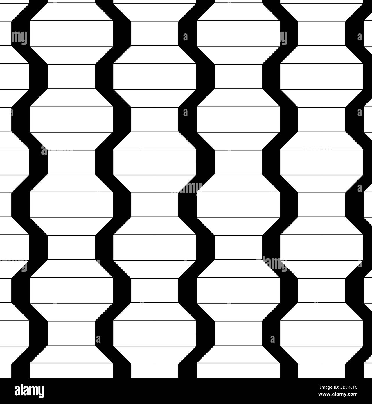 Thin line hexagon Abstract geometric pattern with lines, rhombuses A ...