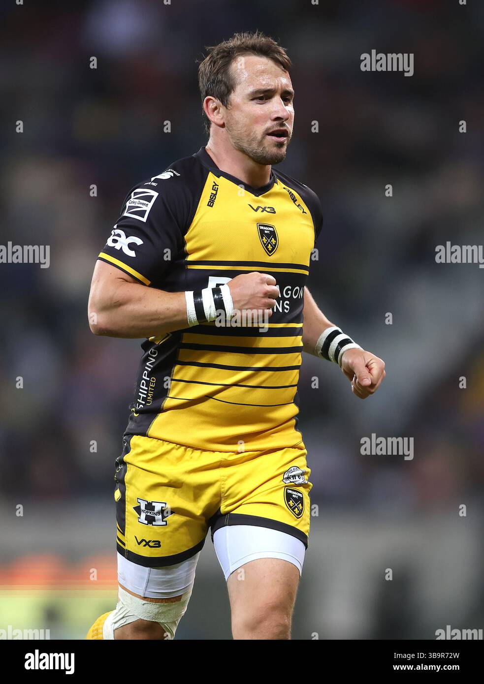 CAPE TOWN, SOUTH AFRICA - MAY 10: Rhodri Williams of Dragons RFC during ...