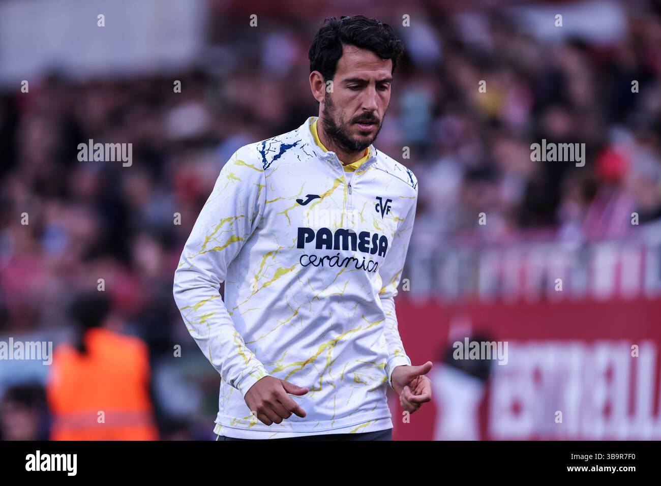 Daniel Parejo of Villarreal CF looks on during the Spanish league, La ...