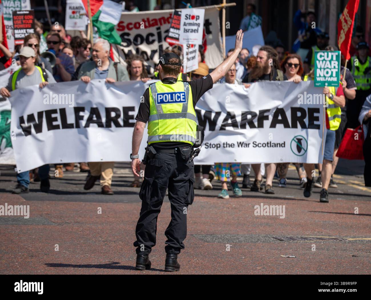 Glasgow, Scotland, UK. 10th May, 2025. Scottish CND and Stop the War ...