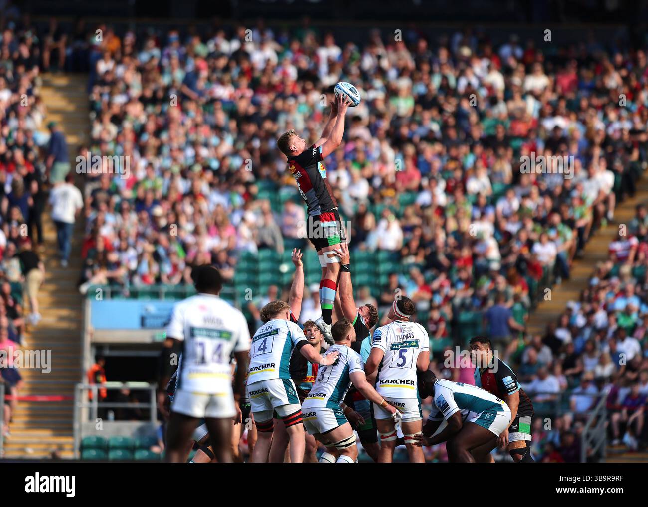Allianz Stadium, London, UK. 10th May, 2025. Gallagher Premiership ...