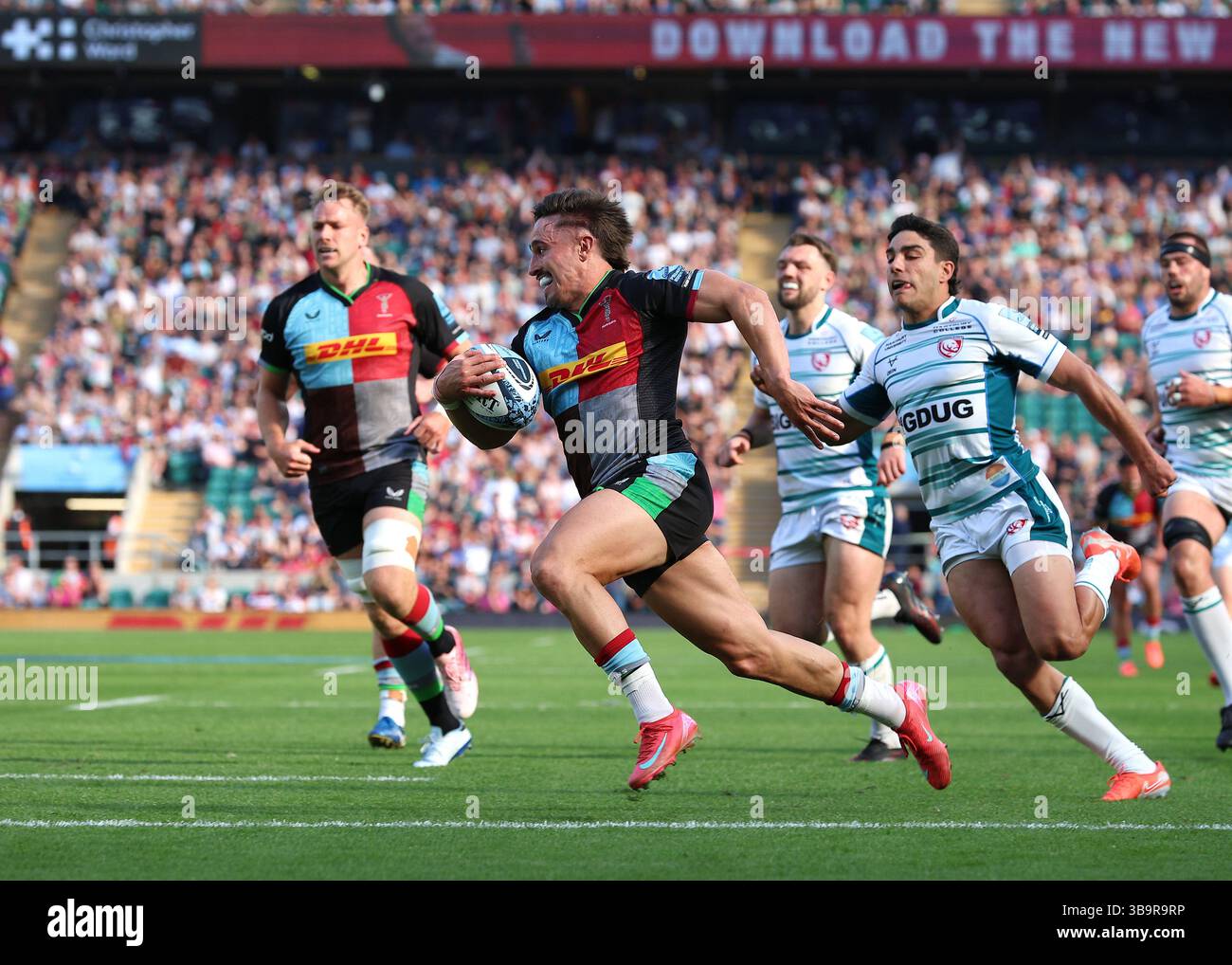 Allianz Stadium, London, UK. 10th May, 2025. Gallagher Premiership ...