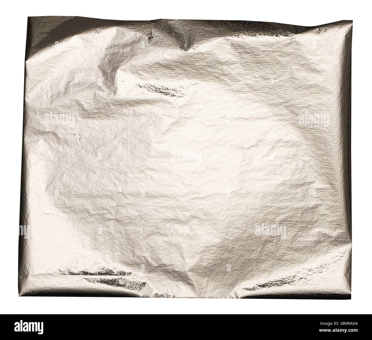 Silver metallic texture foil smooth Cut Out Stock Images & Pictures - Alamy