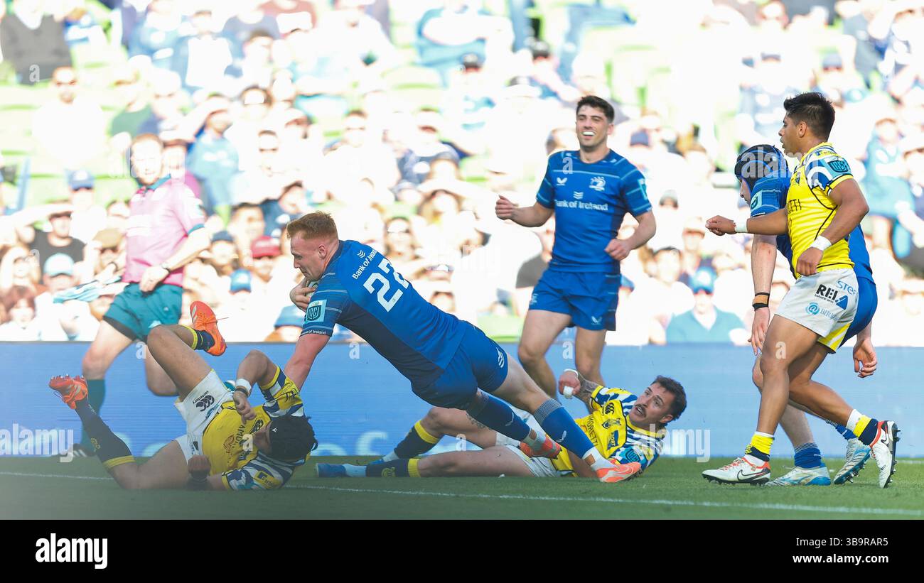Aviva Stadium, Dublin, Ireland. 10th May, 2025. United Rugby ...