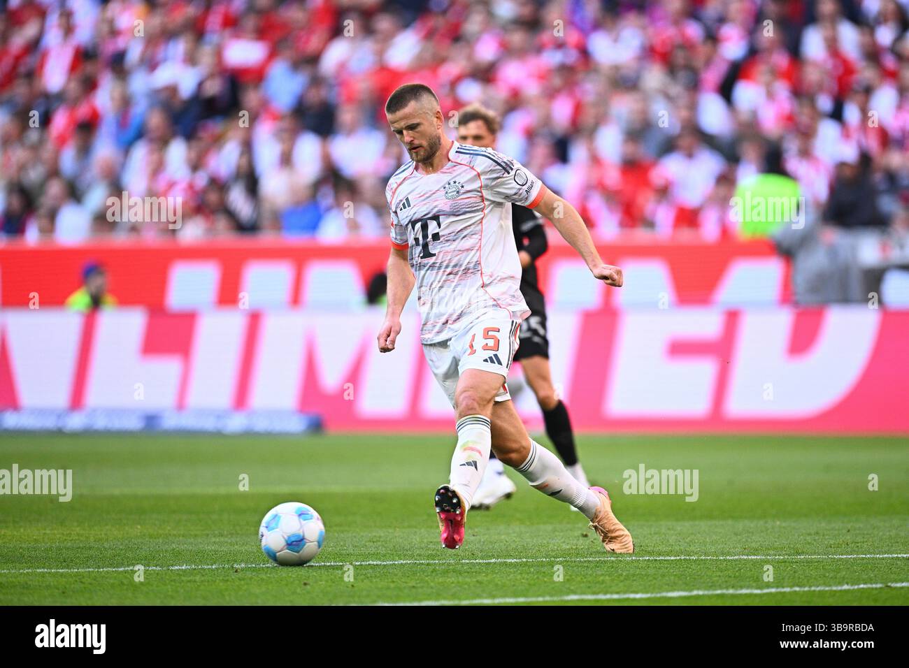 Bayern Munich's Eric Dier in action during the Bundesliga match at the ...