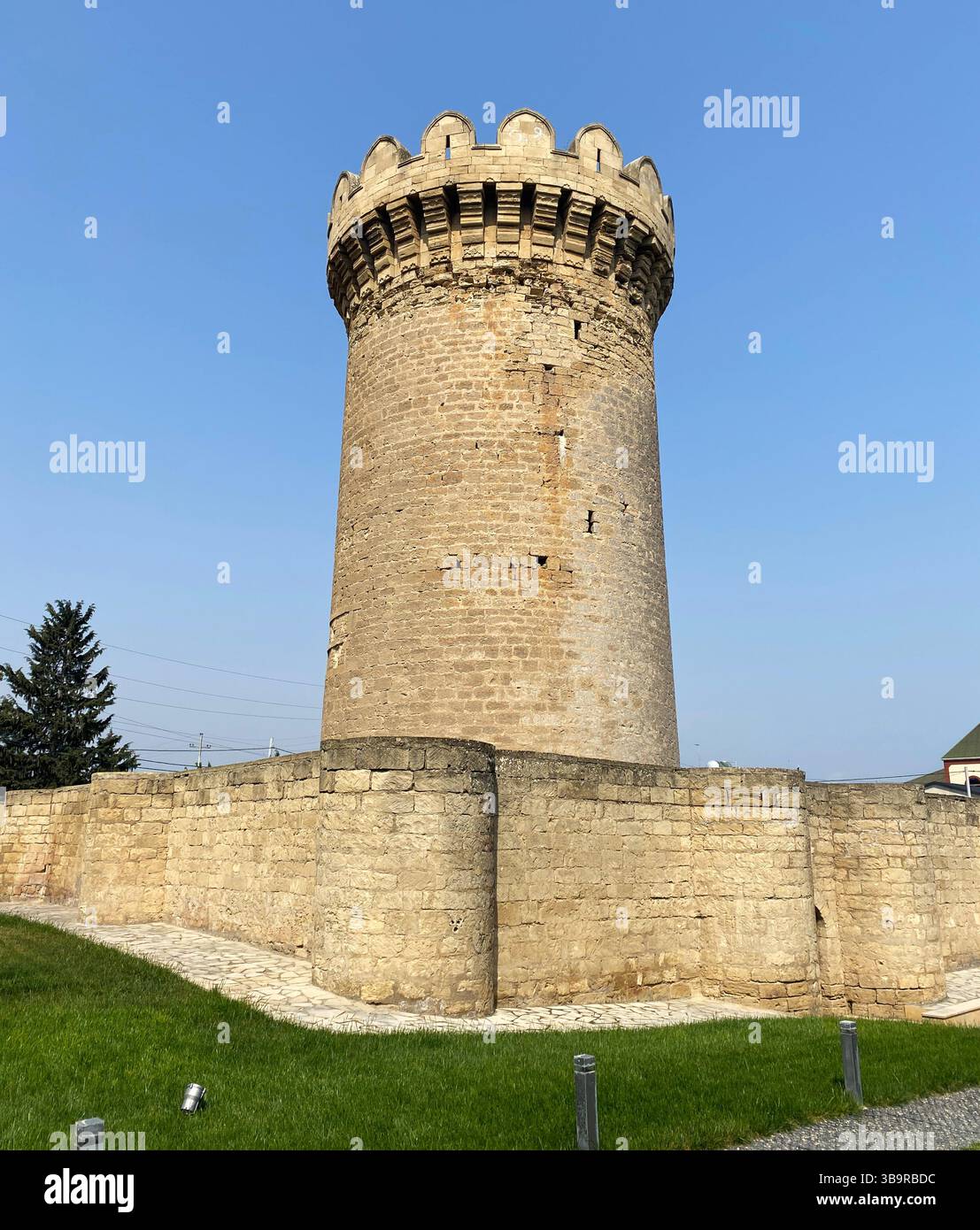 The Circular Mardakan Fortress in Baku, Azerbaijan was built by the ...