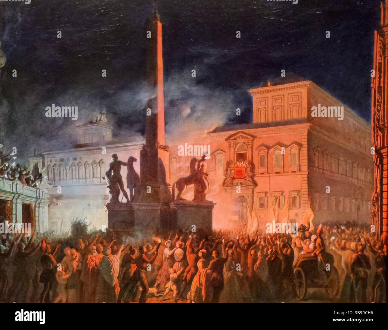 Political manifestation in Rome and the speech of Pope Pius IX from the ...