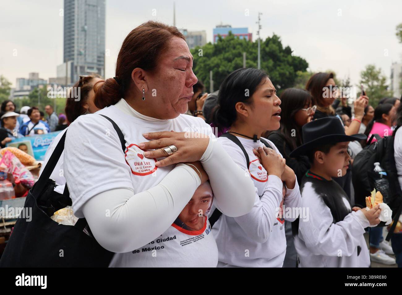 Veronica Apodaca, whose son Bryan disappeared in 2016, sheds tears as ...