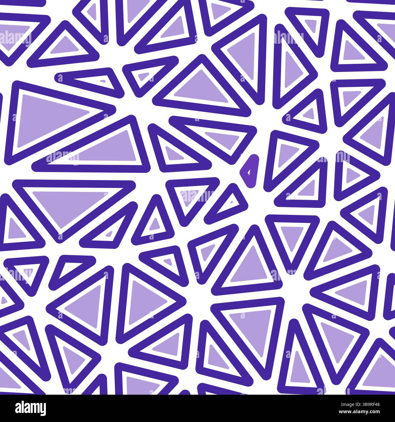 Tileable Abstract Background Rounded Solid Shapes In Frames Large Triangles Size One Tone