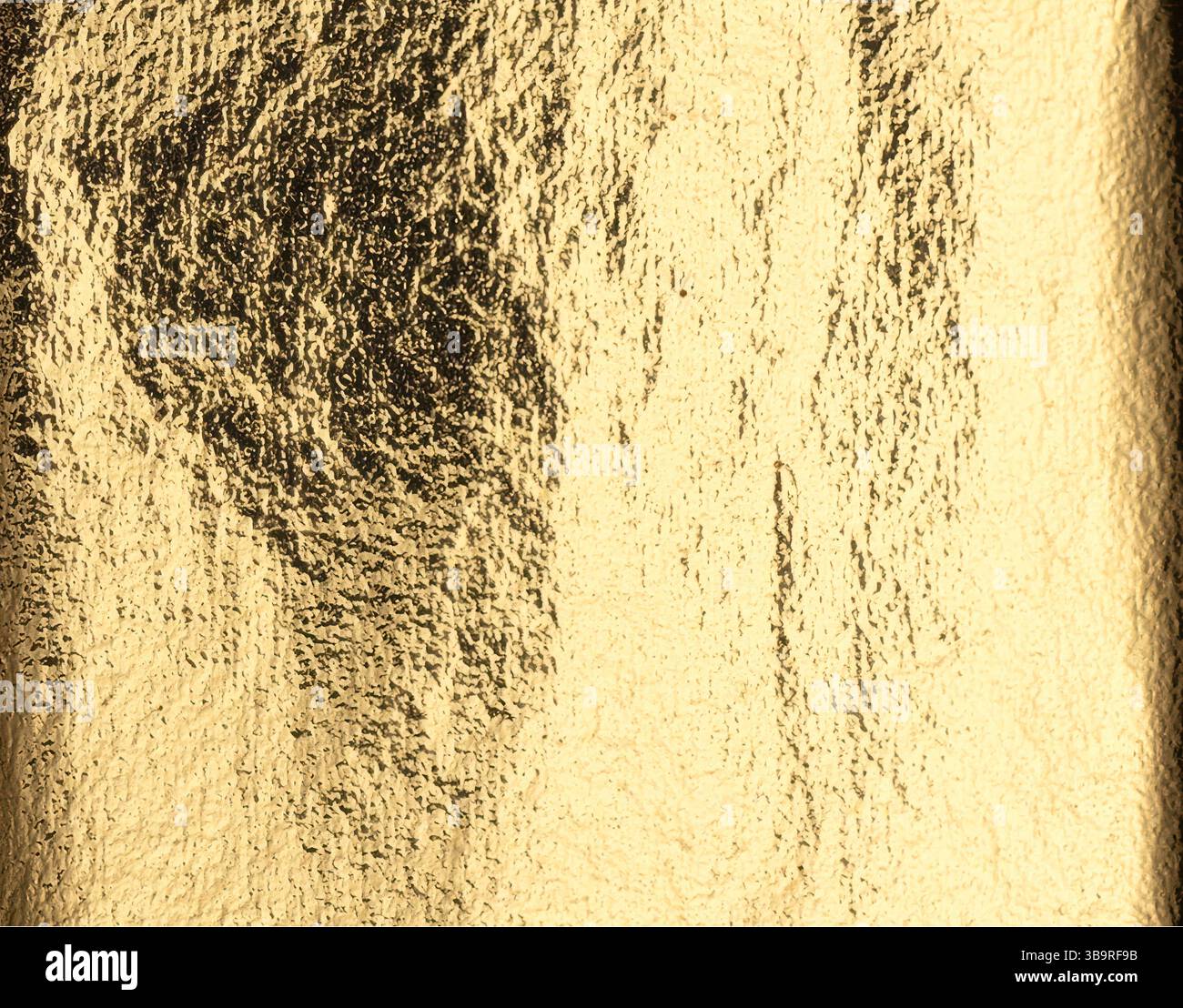 Gold metallic foil background. Shiny golden texture with reflective ...