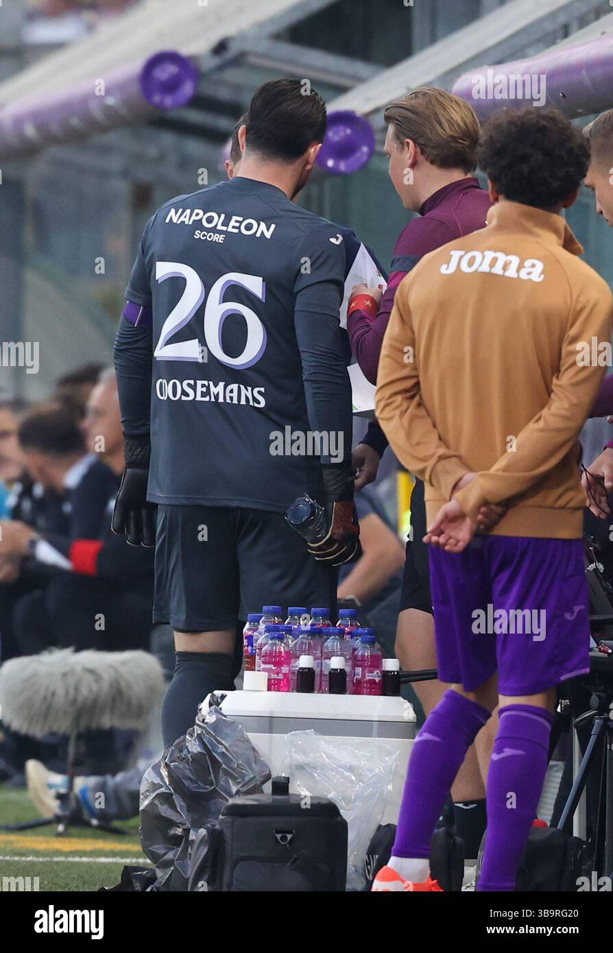 Brussels, Belgium. 10th May, 2025. Anderlecht's goalkeeper Colin ...