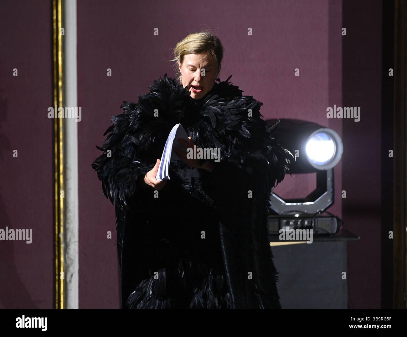 Olomouc, Czech Republic. 10th May, 2025. Actress Anna Drexler, winner ...