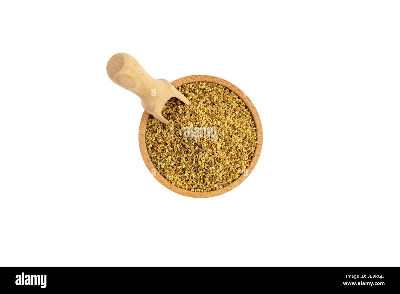 dried flowers of black lilac or black elder in latin sambuci flos in ...