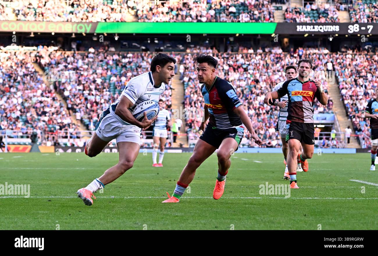 Twickenham, United Kingdom. 10th May, 2025. Premiership Rugby ...