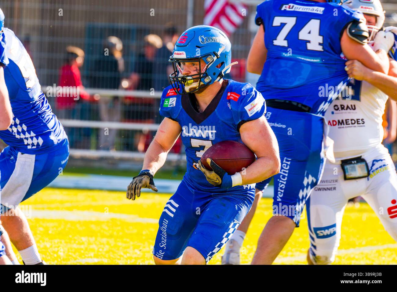 Pforzheim, Germany on 10. May. 2025. erima GFL / German Football League ...