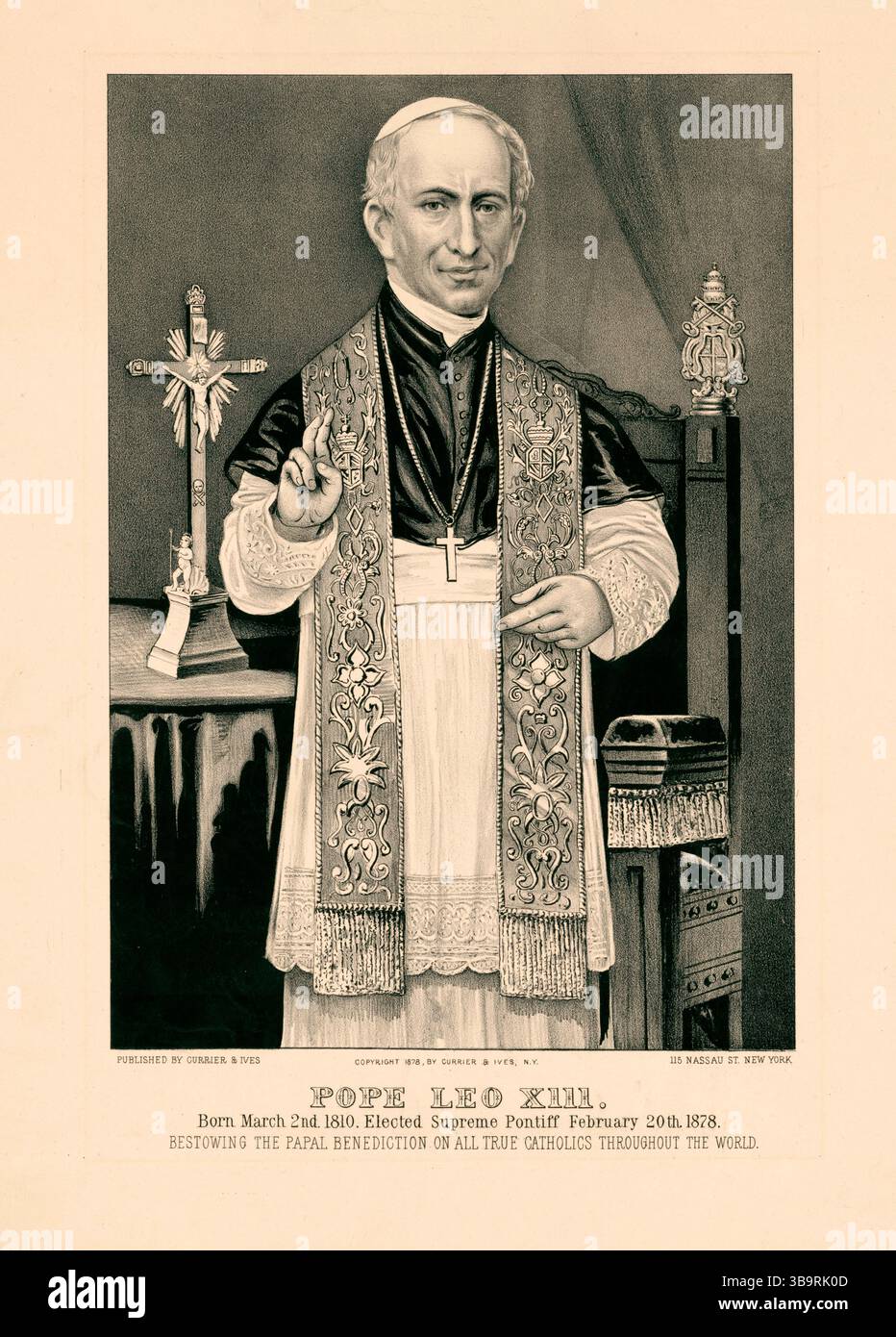 Pope Leo XIII (born Gioacchino Vincenzo Raffaele Luigi Pecci; 2 March ...
