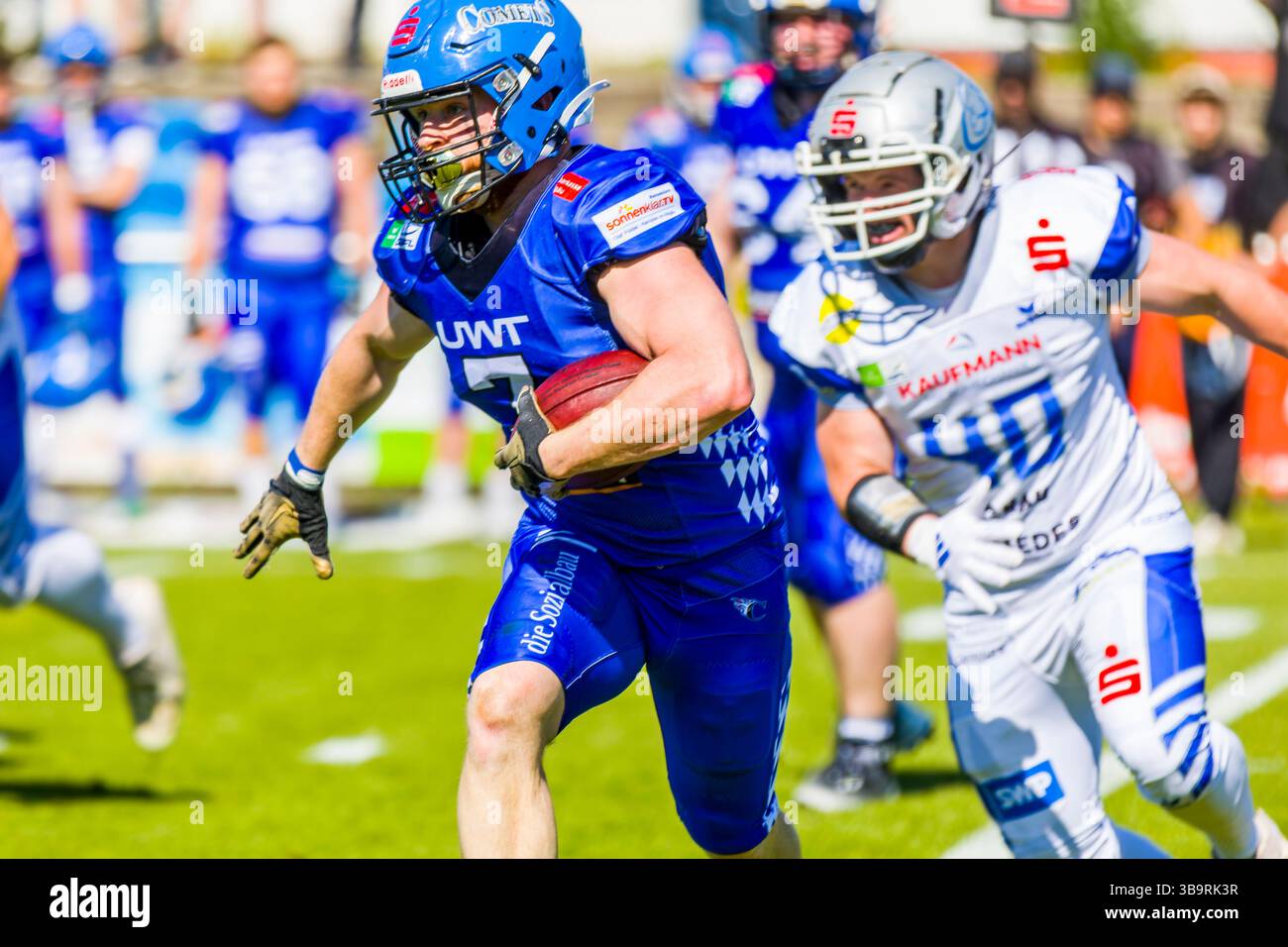 Pforzheim, Germany on 10. May. 2025. erima GFL / German Football League ...