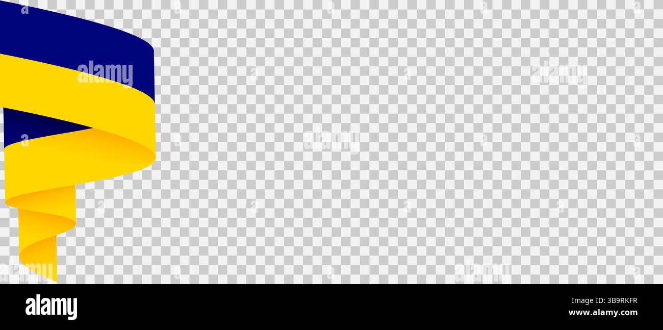 Flag of Ukraine. Banner with Ukrainian flag and place for text on ...