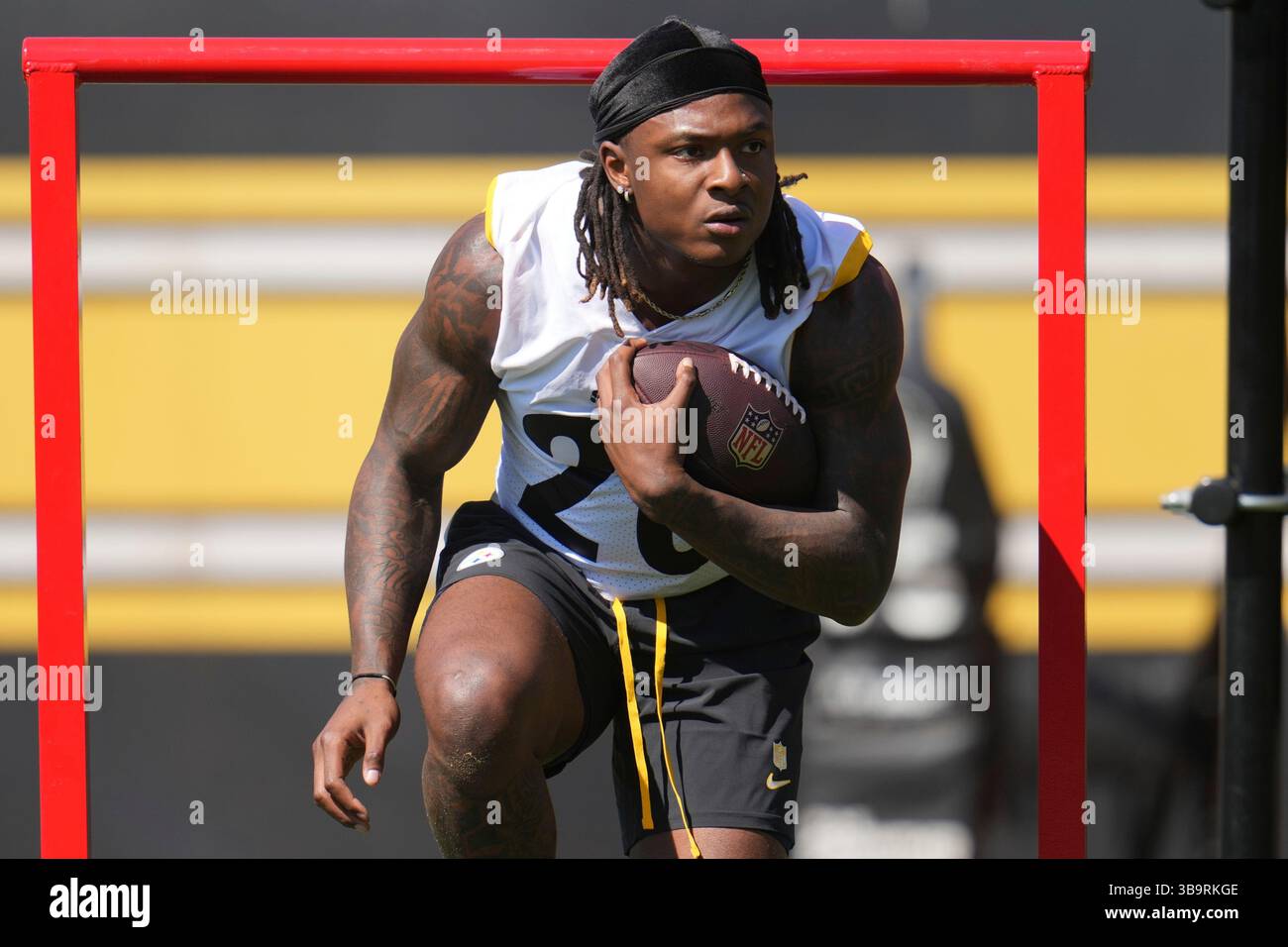 Pittsburgh Steelers third round draft pick, running back Kaleb Johnson ...