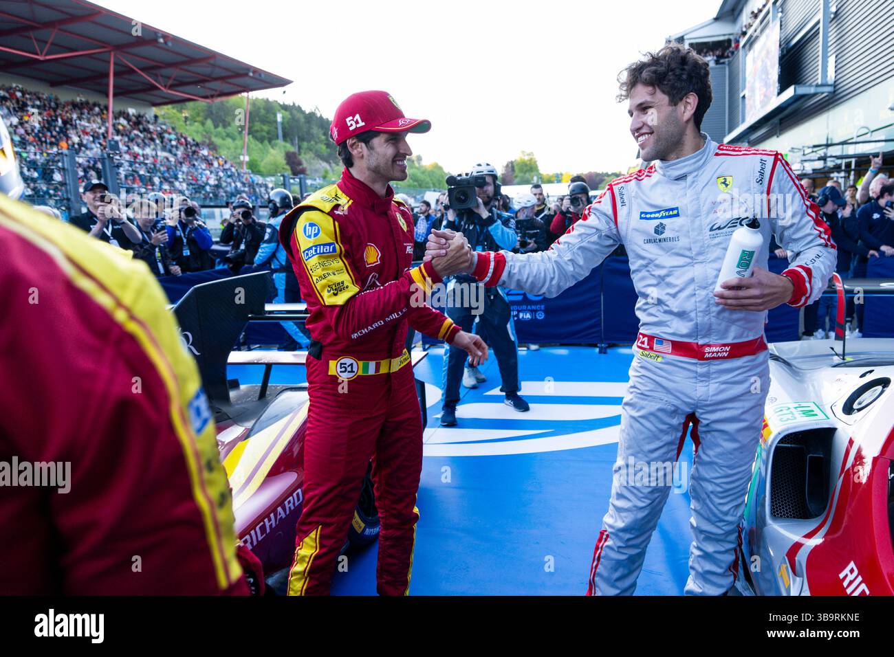 MANN Simon (usa), Vista AF Corse, Ferrari 296 GT3 #21, LM GT3 ...