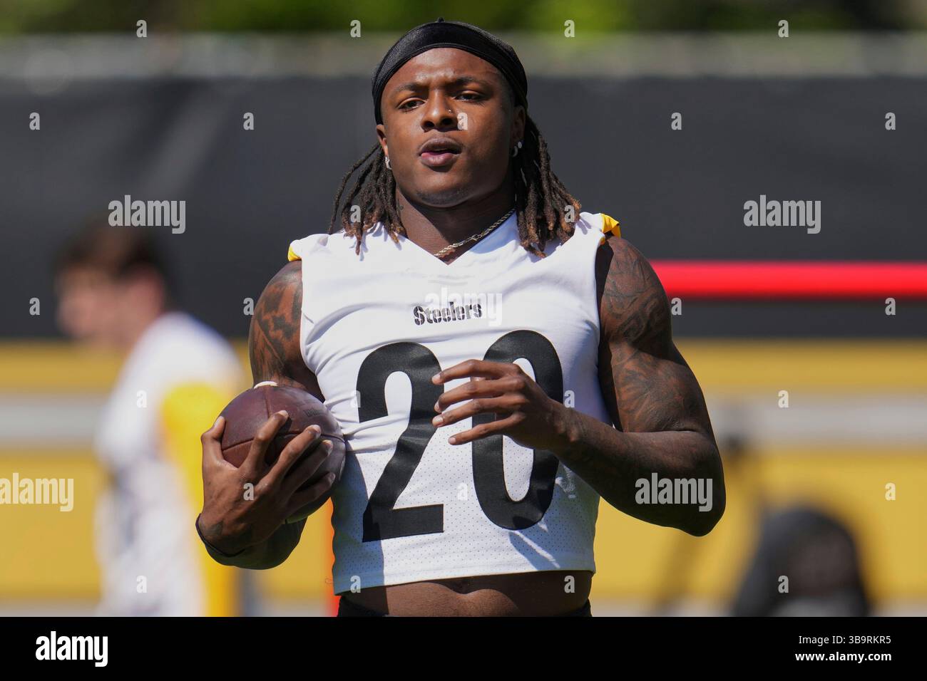 Pittsburgh Steelers third round draft pick, running back Kaleb Johnson ...