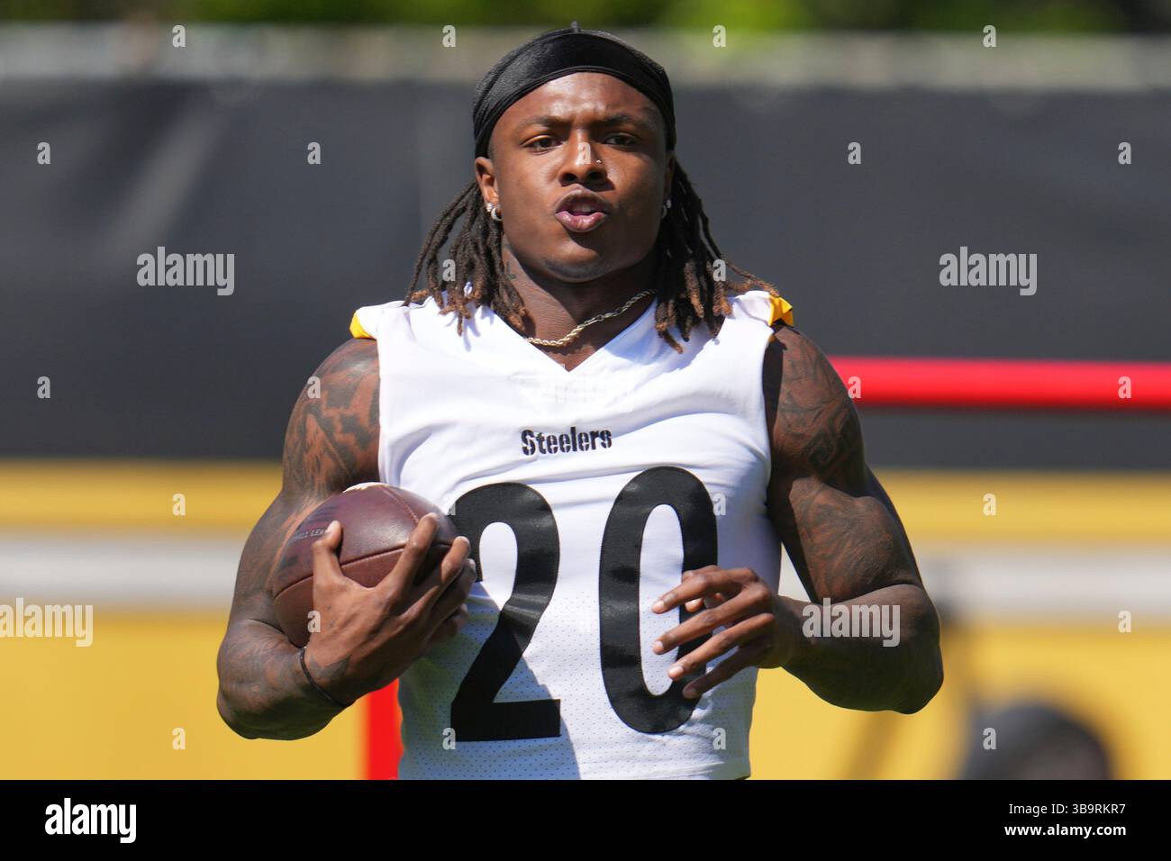 Pittsburgh Steelers third round draft pick, running back Kaleb Johnson ...