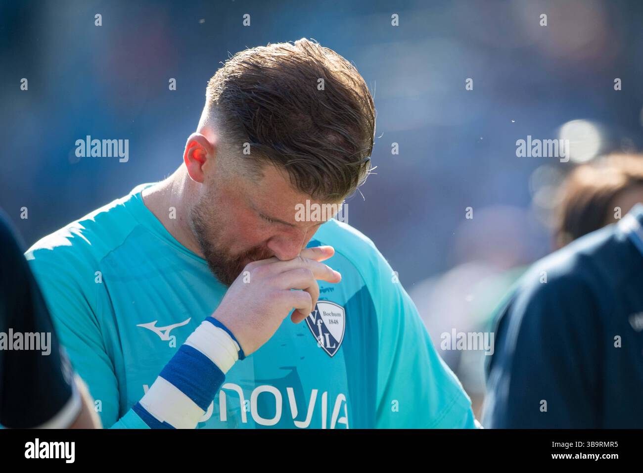 Torwart Timo HORN BO Bochumer Spieler enttaeuscht, enttäuscht ...