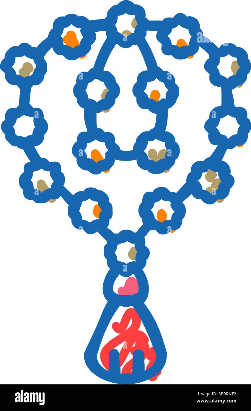 rudraksha beads icon doodle illustration Stock Vector Image & Art - Alamy