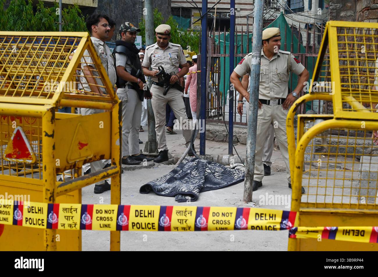 New Delhi, India. 10th May, 2025. NEW DELHI, INDIA - MAY 10: Security ...