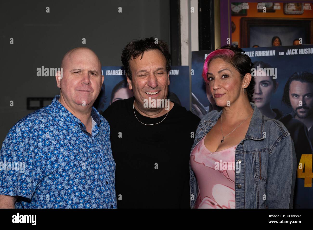 Los Angeles, USA. 09th May, 2025. Actor James Dumont, Actor Gabriel Jarret, Actress Karla ...